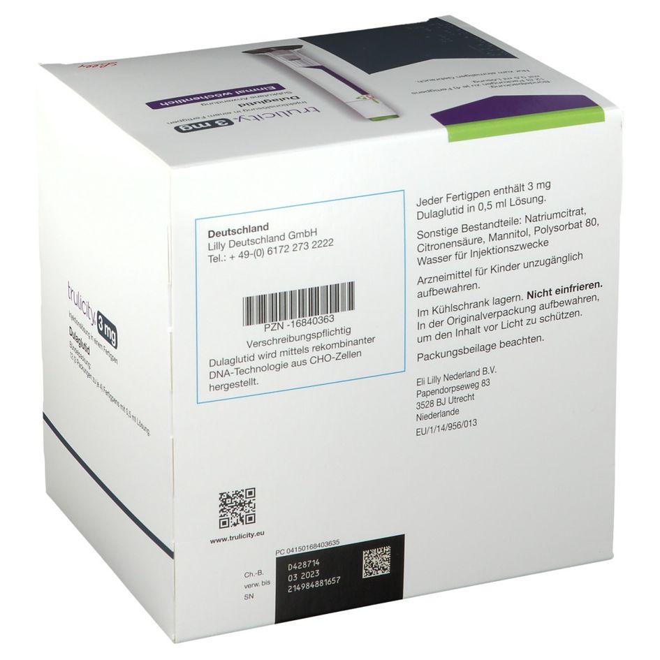 TRULICITY 3 mg Injektionslösung i.e.Fertigpen 12 St - shop-apotheke.com