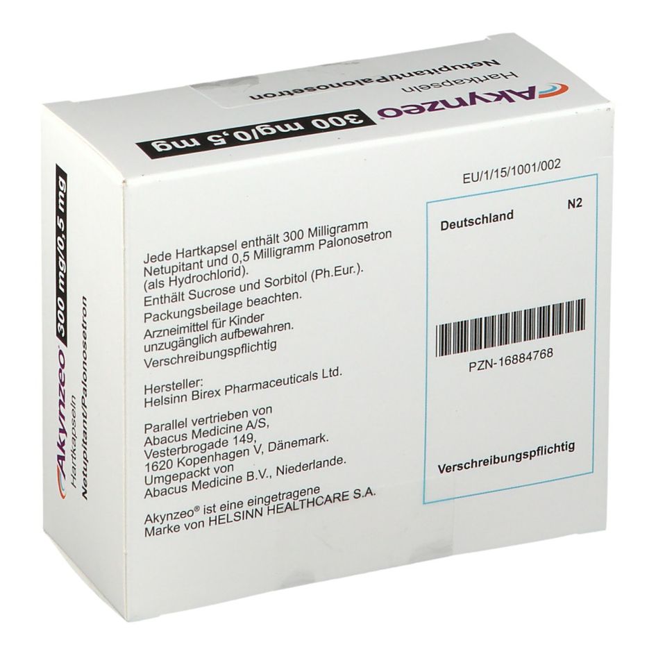 Akynzeo® 300 mf/0,5 mg 4 St - shop-apotheke.com