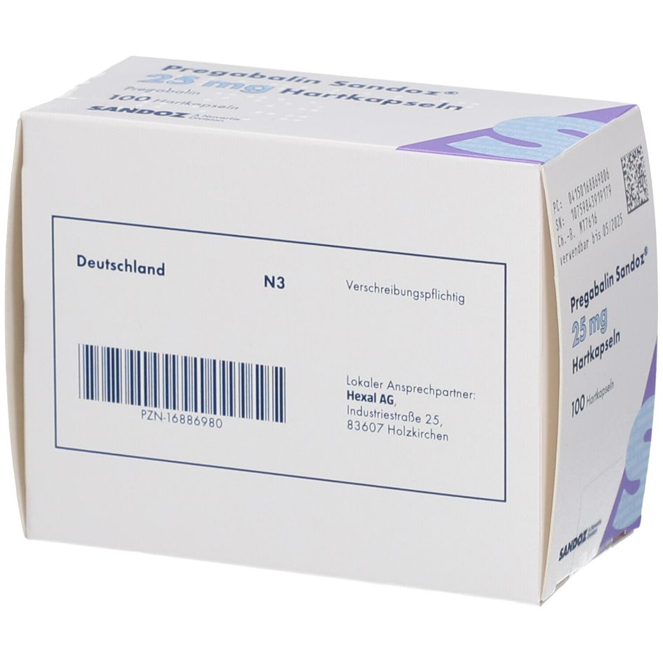 Pregabalin Sandoz® 25 mg 100 St - shop-apotheke.com