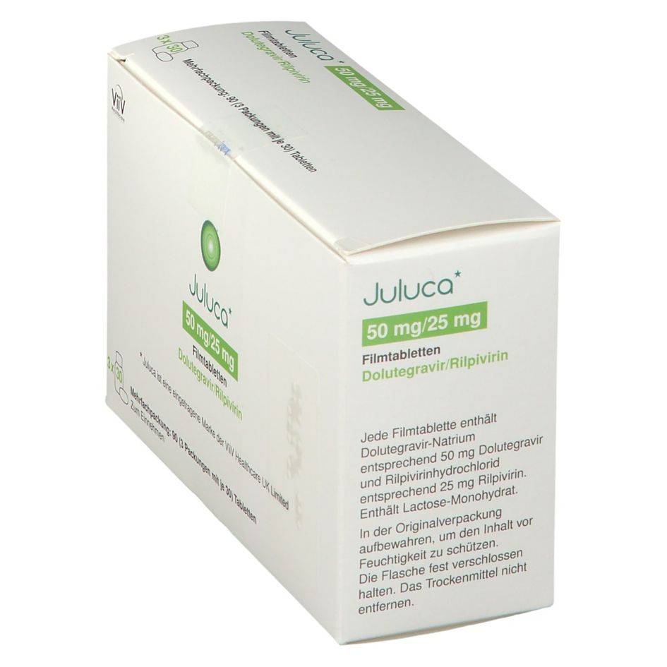 Juluca 50 mg/25 mg 3x30 St - shop-apotheke.com