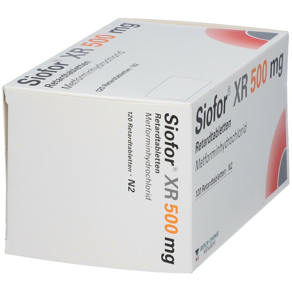 SIOFOR XR 500 mg Retardtabletten 120 St - shop-apotheke.com