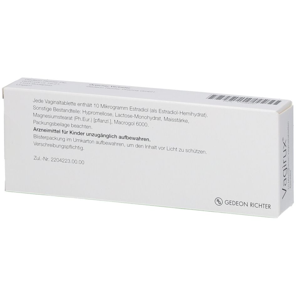 VAGIRUX 10 Mikrogramm Vaginaltabletten 18 St - shop-apotheke.com