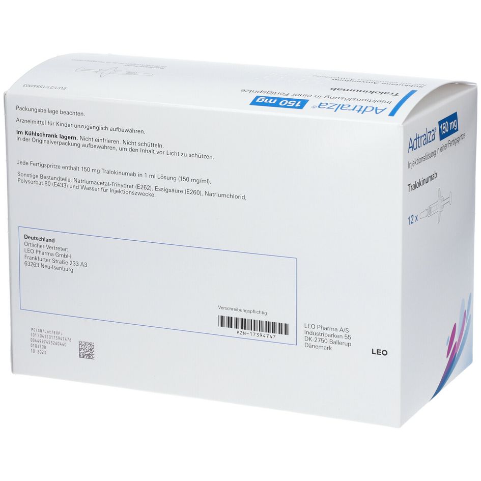 Adtralza® 150 mg Inj.-Lsg.i.e.Fertigspritze 12x1 ml - shop-apotheke.com