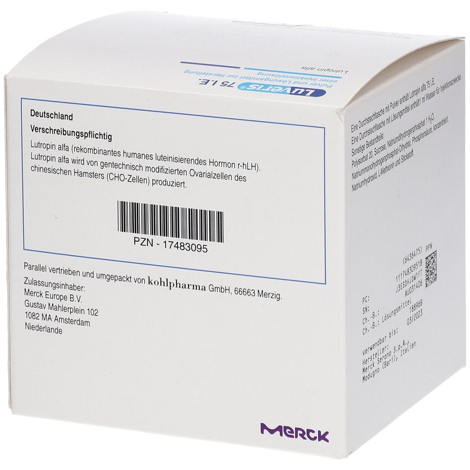 LUVERIS 75 I.E. Plv.u.Lsm.z.H.e.Injektionslsg. 10 St - shop-apotheke.com