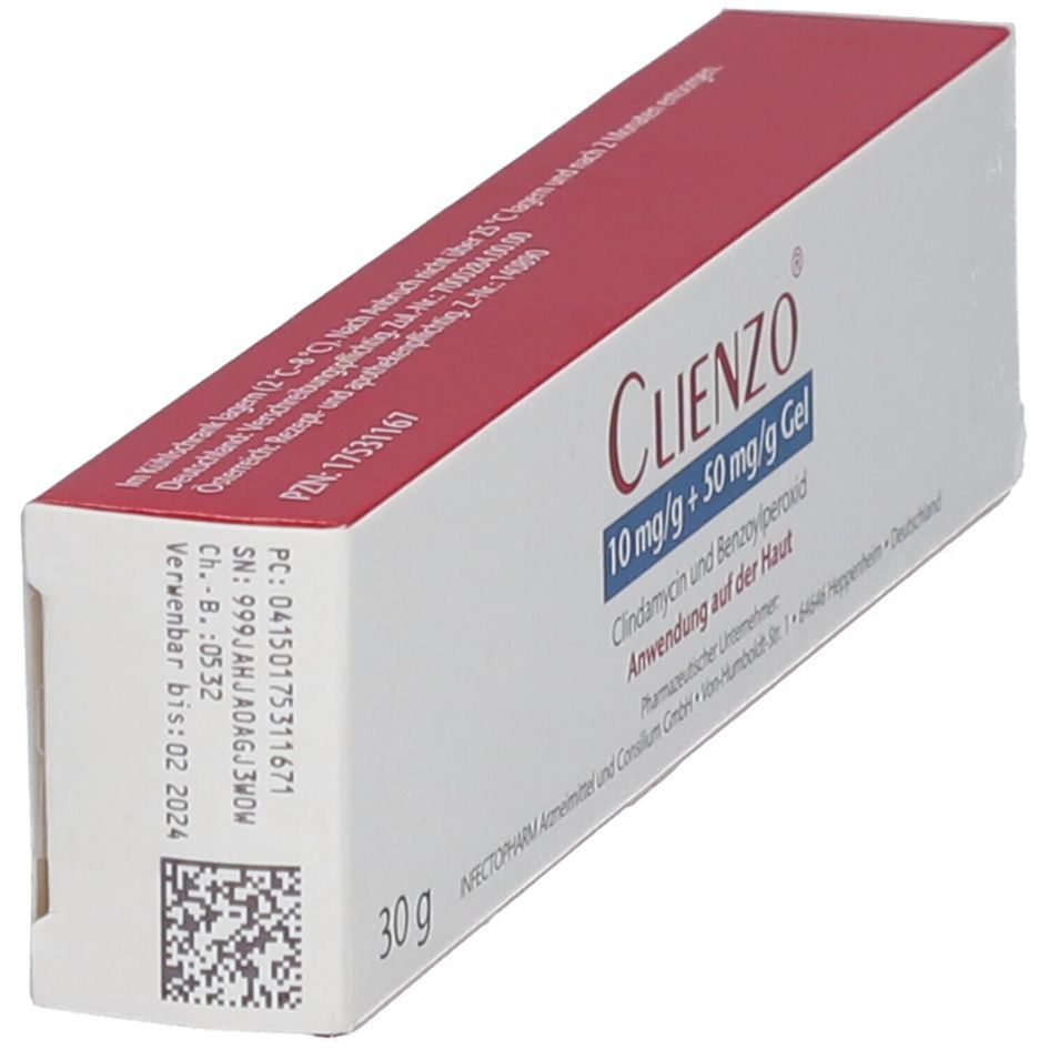 CLIENZO 10 mg/g + 50 mg/g Gel 30 g - shop-apotheke.com