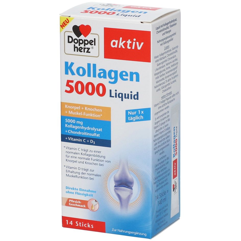 Doppelherz® Kollagen 5000 Liquid 14x10 ml - shop-apotheke.com
