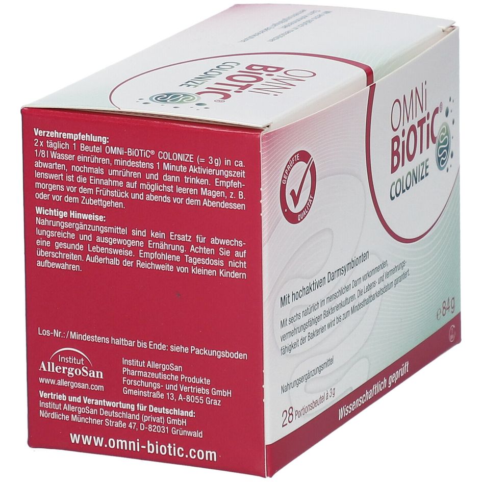 OMNi-BiOTiC® COLONIZE 28x3 g - shop-apotheke.com