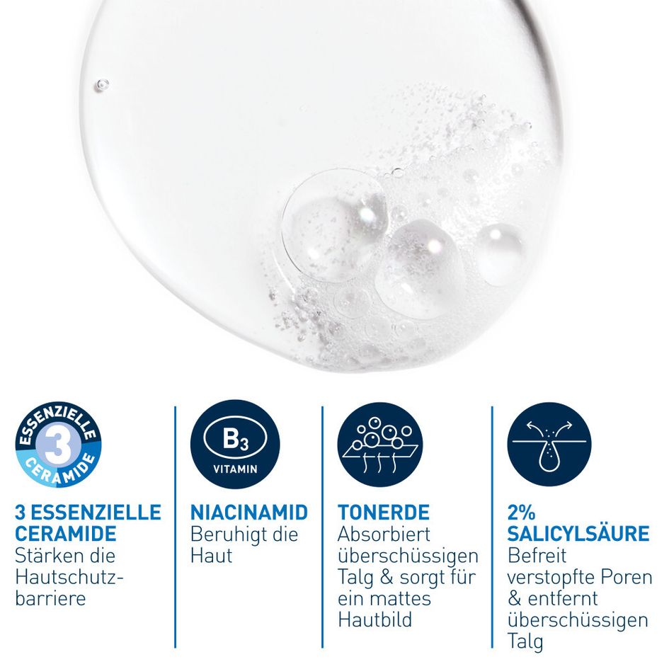CeraVe Porentiefe Reinigung +CeraVe Probenduo Porentiefe Reinigung 5ml ...