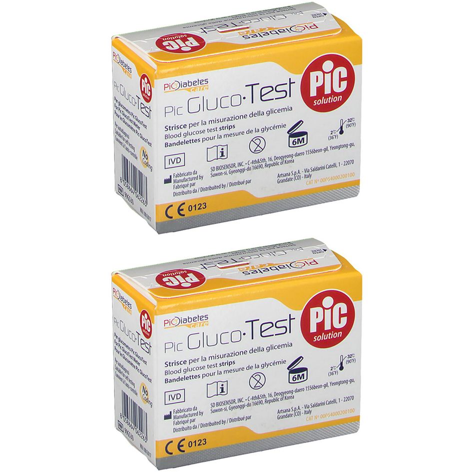 Pic Solution 50 Misura Strisce Glucotest 2x50 pz | Redcare