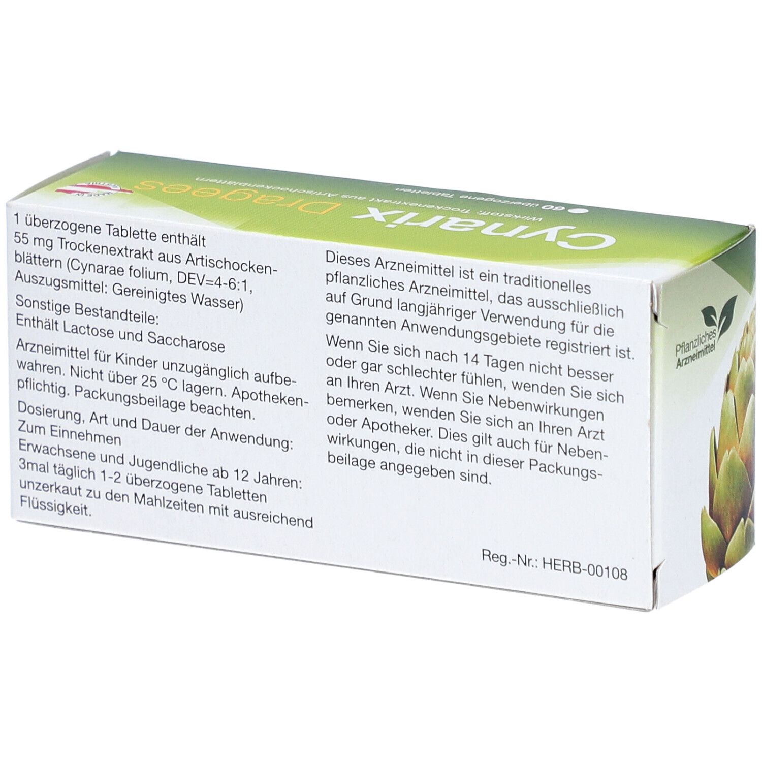 Cynarix DRAGEES 60 St - Shop Apotheke