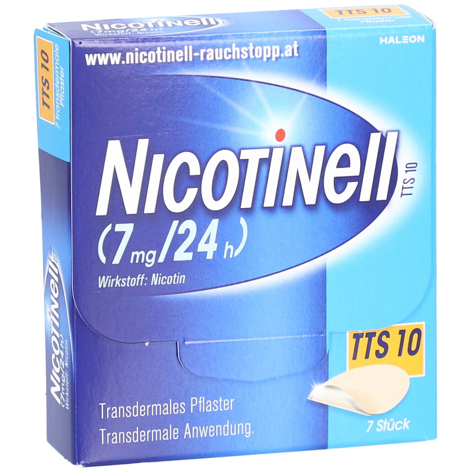 NICOTINELL® Transdermales Pflaster TTS 10 7 St - shop-apotheke.at