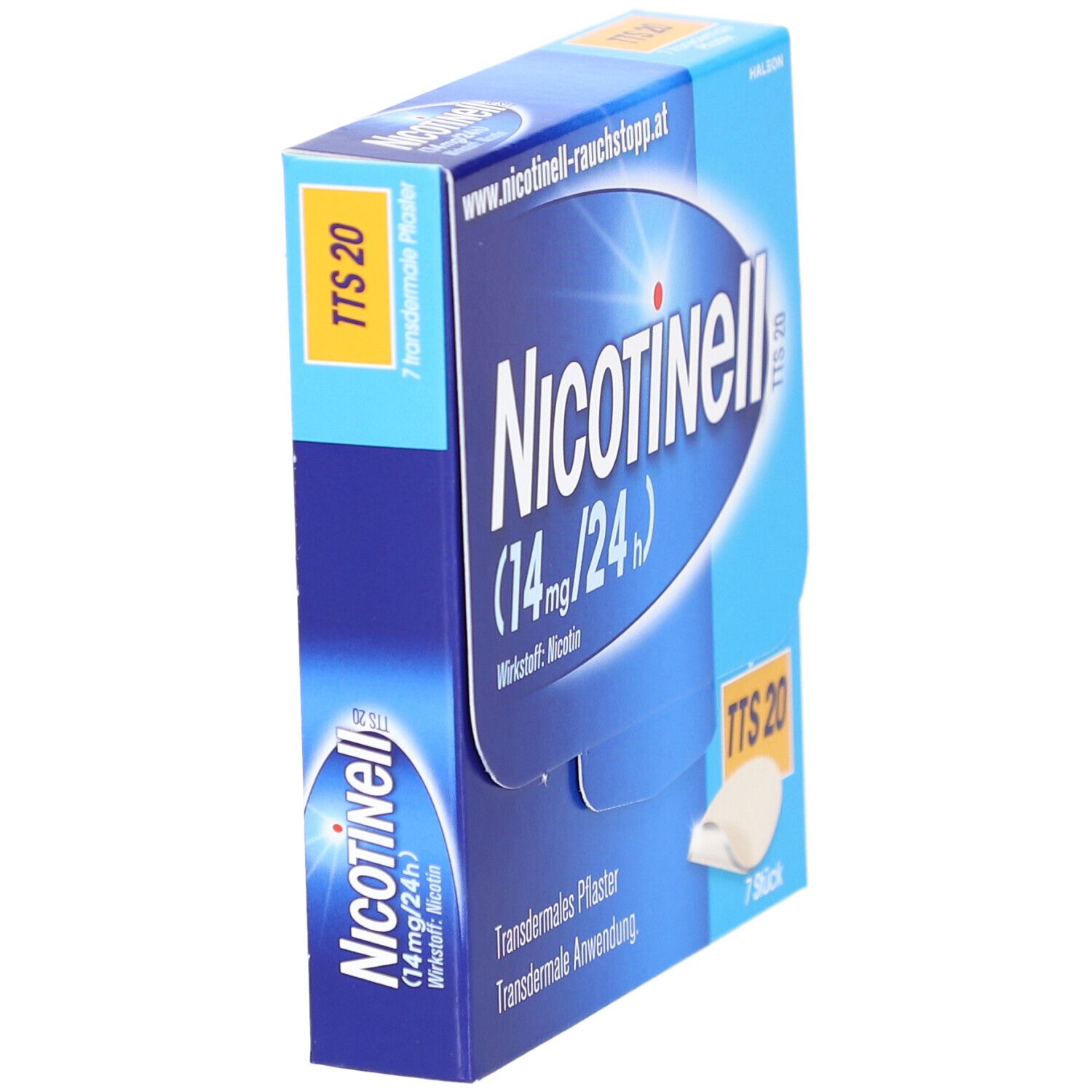 NICOTINELL® Transdermales Pflaster TTS 20 7 St - shop-apotheke.at