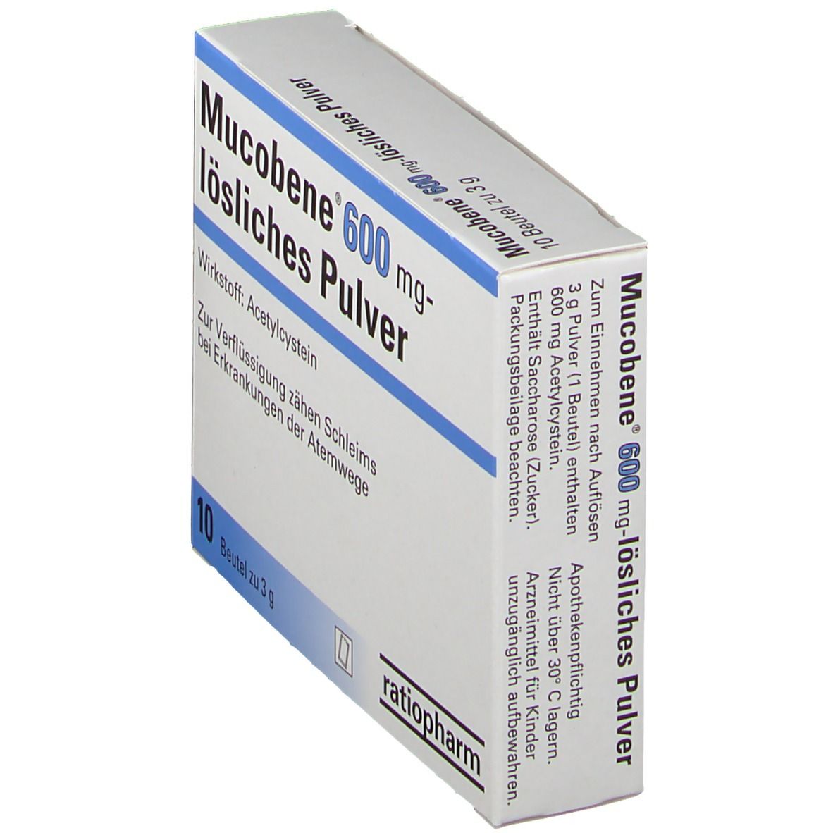 Mucobene® 600 mg lösliches Pulver 10x3 St - shop-apotheke.at