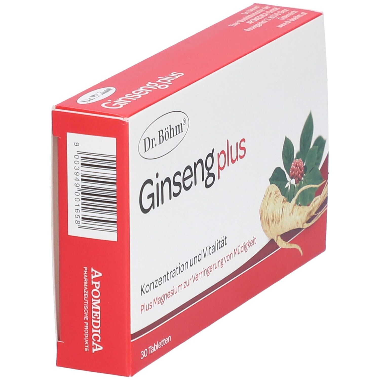 Dr. Böhm® Ginseng plus Tabletten 30 St - shop-apotheke.at