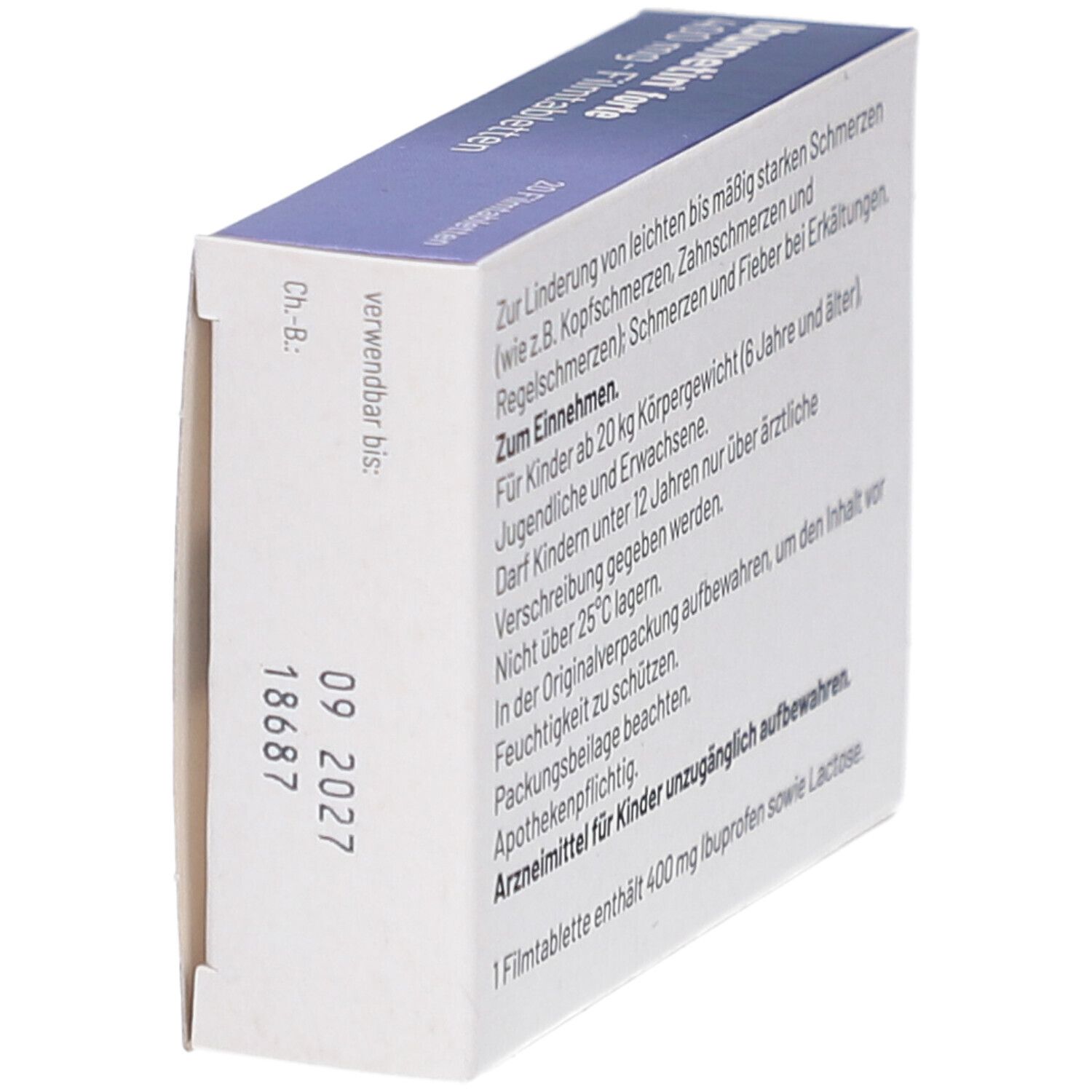 Ibumetin® forte 400 mg 20 St - shop-apotheke.at