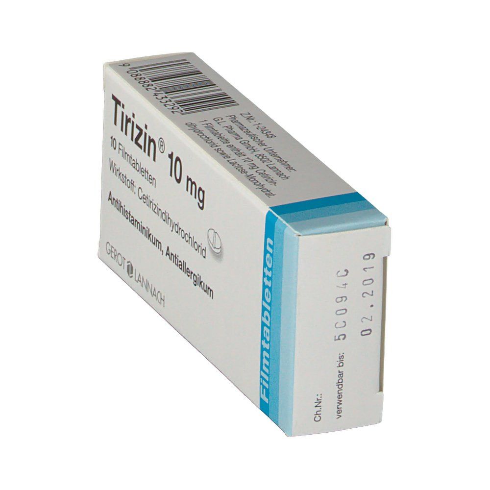 Tirizin® 10 mg 10 St - shop-apotheke.at