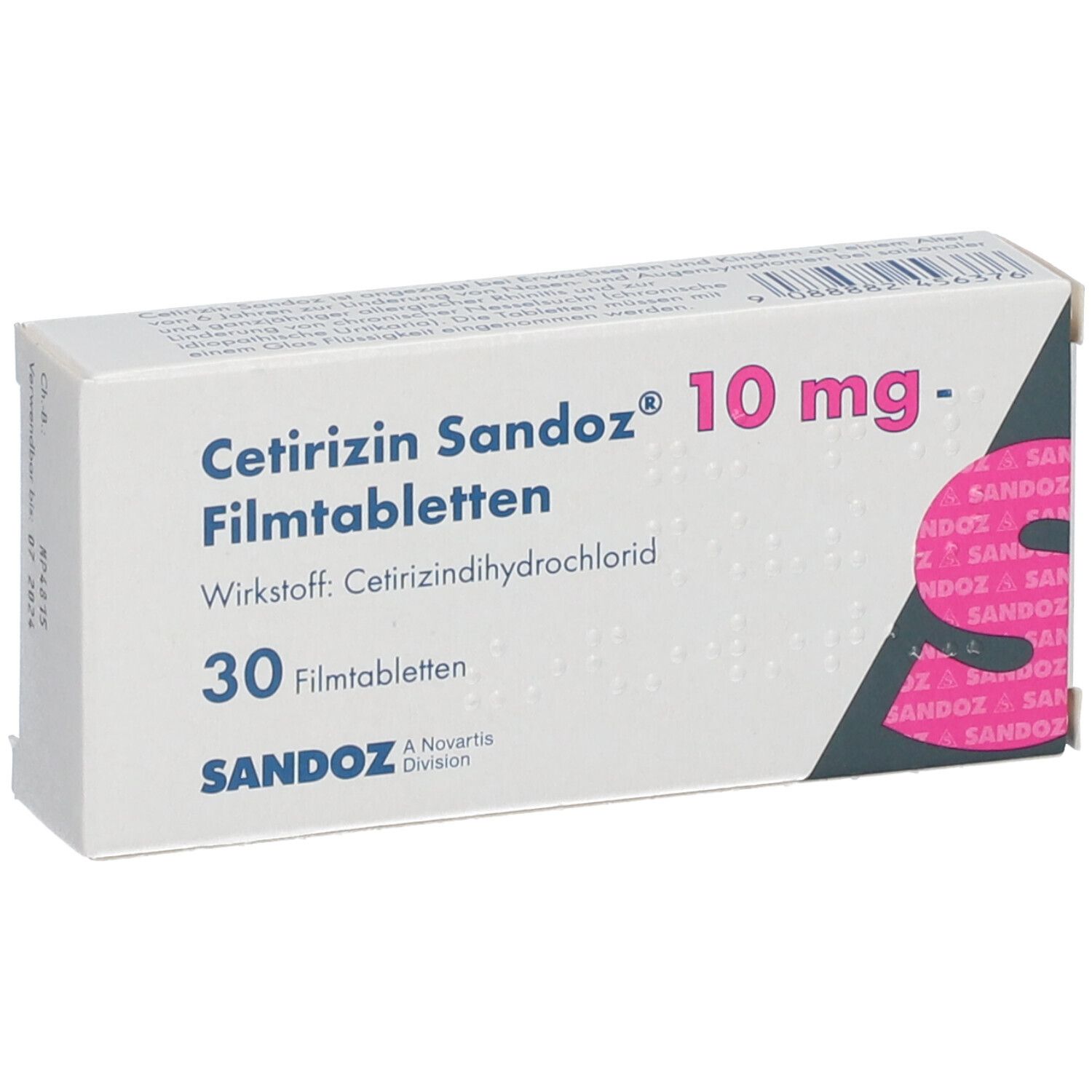 Cetirizin Sandoz® 10 mg 30 St - shop-apotheke.at
