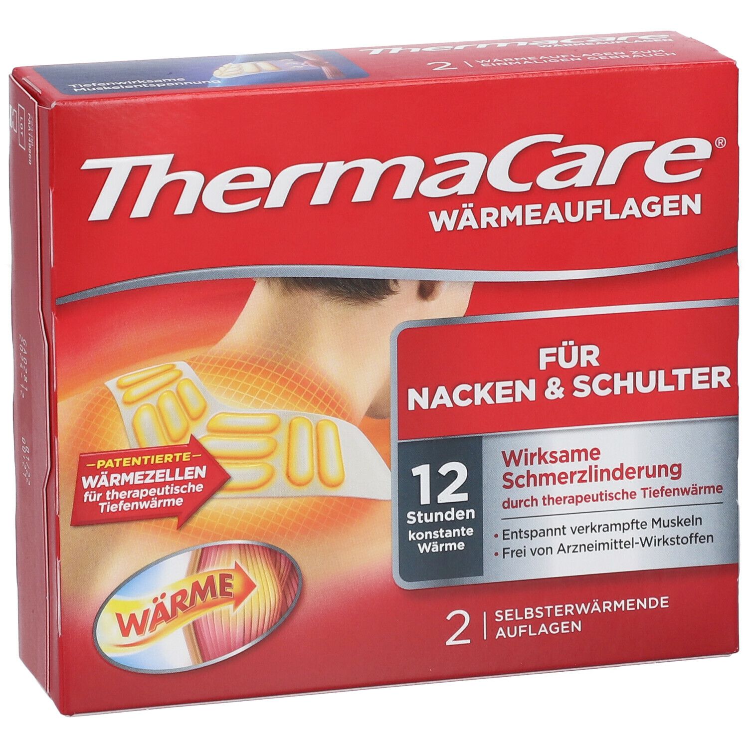 ThermaCare® Wärmeumschläge Nacken, Schulter und Arme 2 St - shop-apotheke.at