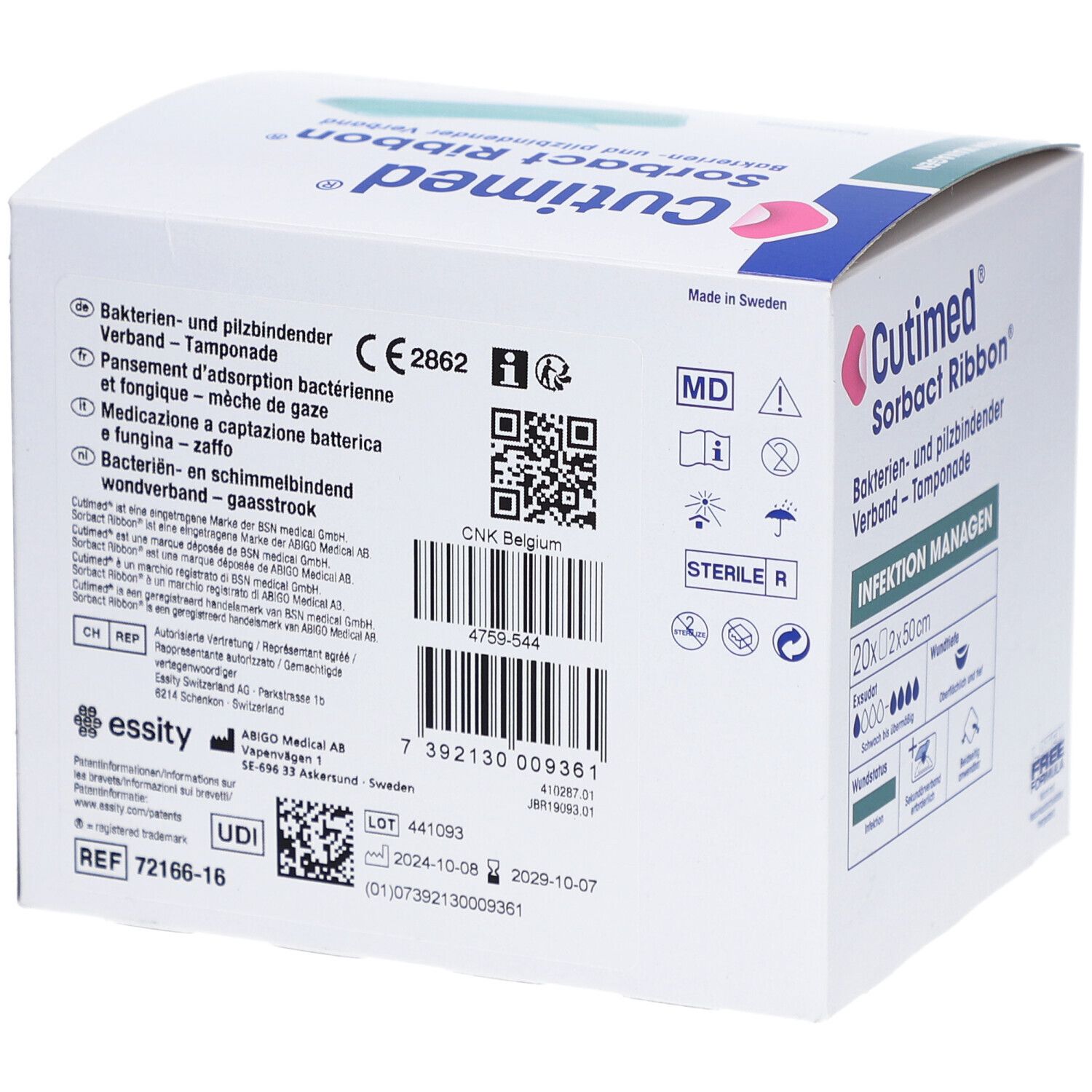 Cutimed® Sorbact Ribbon Tamponade 2x50 cm 20 St - Shop Apotheke