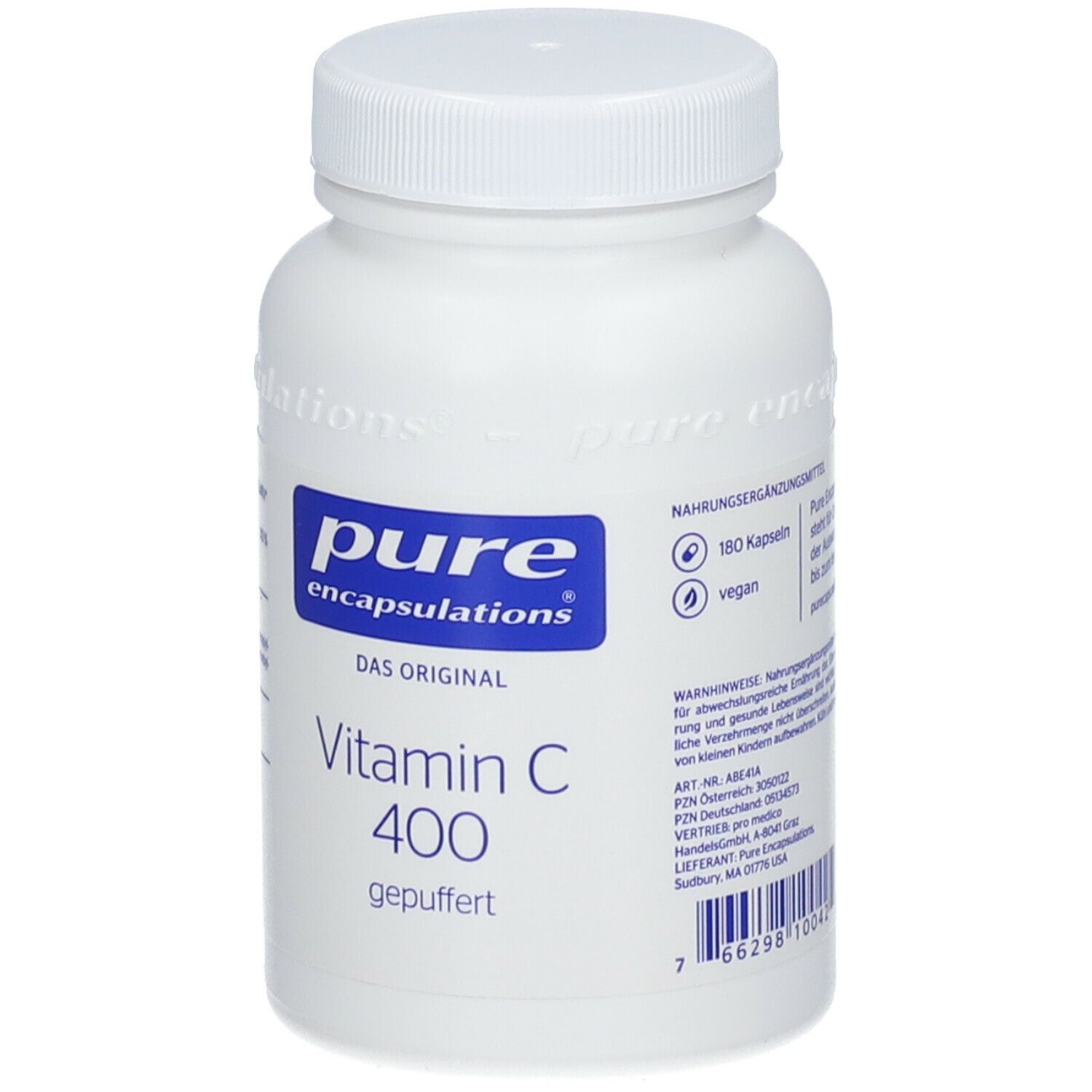 pure encapsulations® Vitamin C 400 gepuffert 180 St - Shop Apotheke
