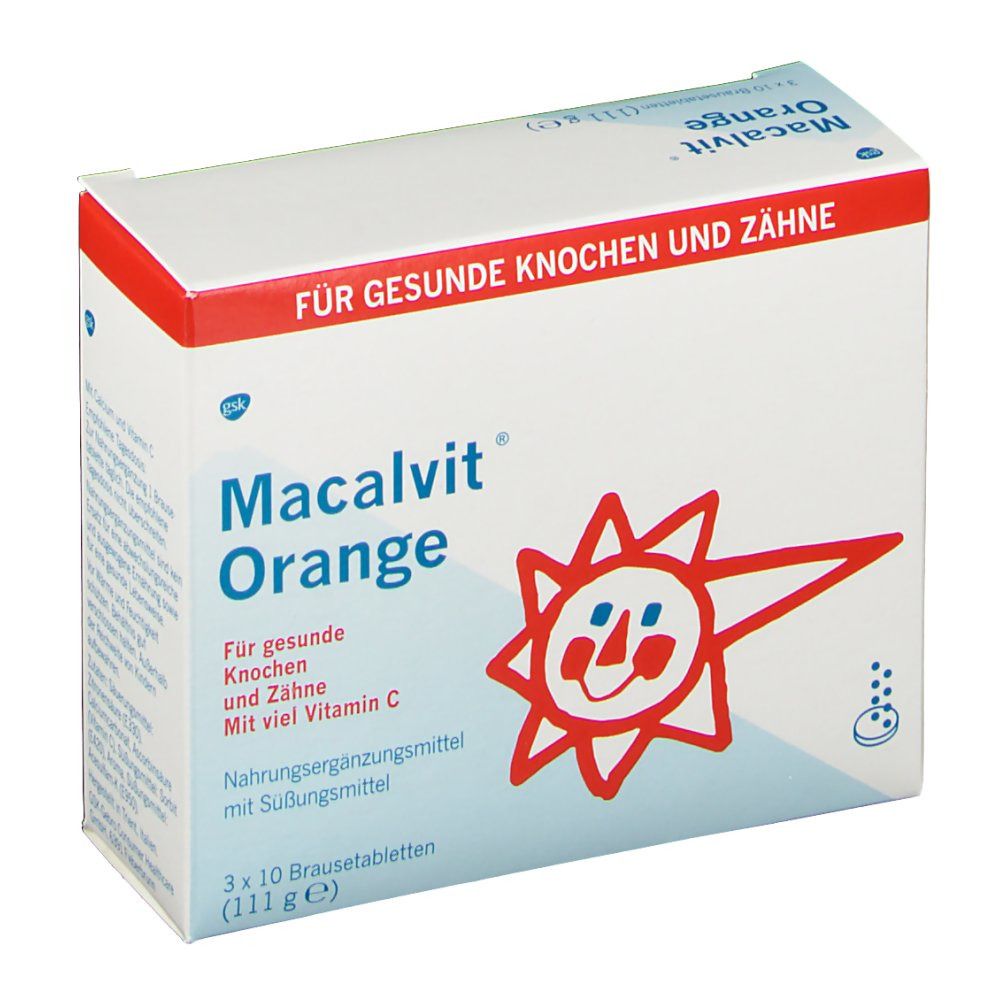 Macalvit® Orange Brausetabletten 30 St - Shop Apotheke