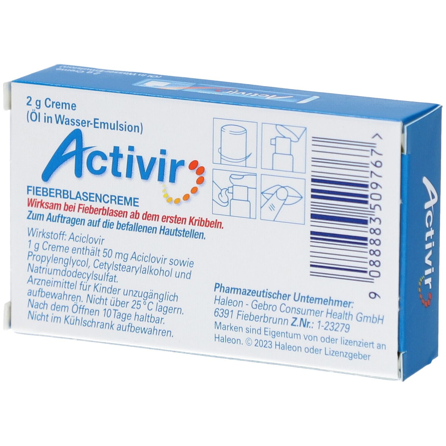 ACTIVIR® Fieberblasencreme Pumpspender 2 g - shop-apotheke.at