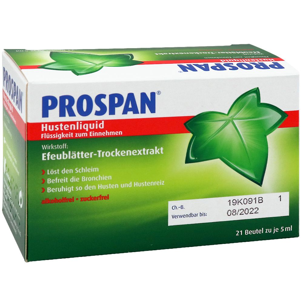 Prospan® Hustenliquid 21x5 ml - Shop Apotheke