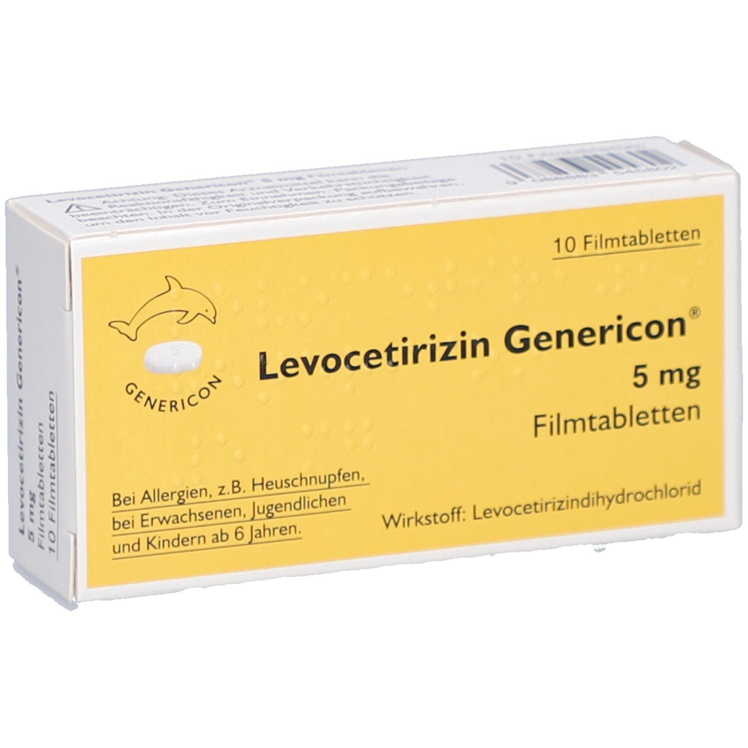 Levocetirizin Genericon 5 mg 10 St - shop-apotheke.at