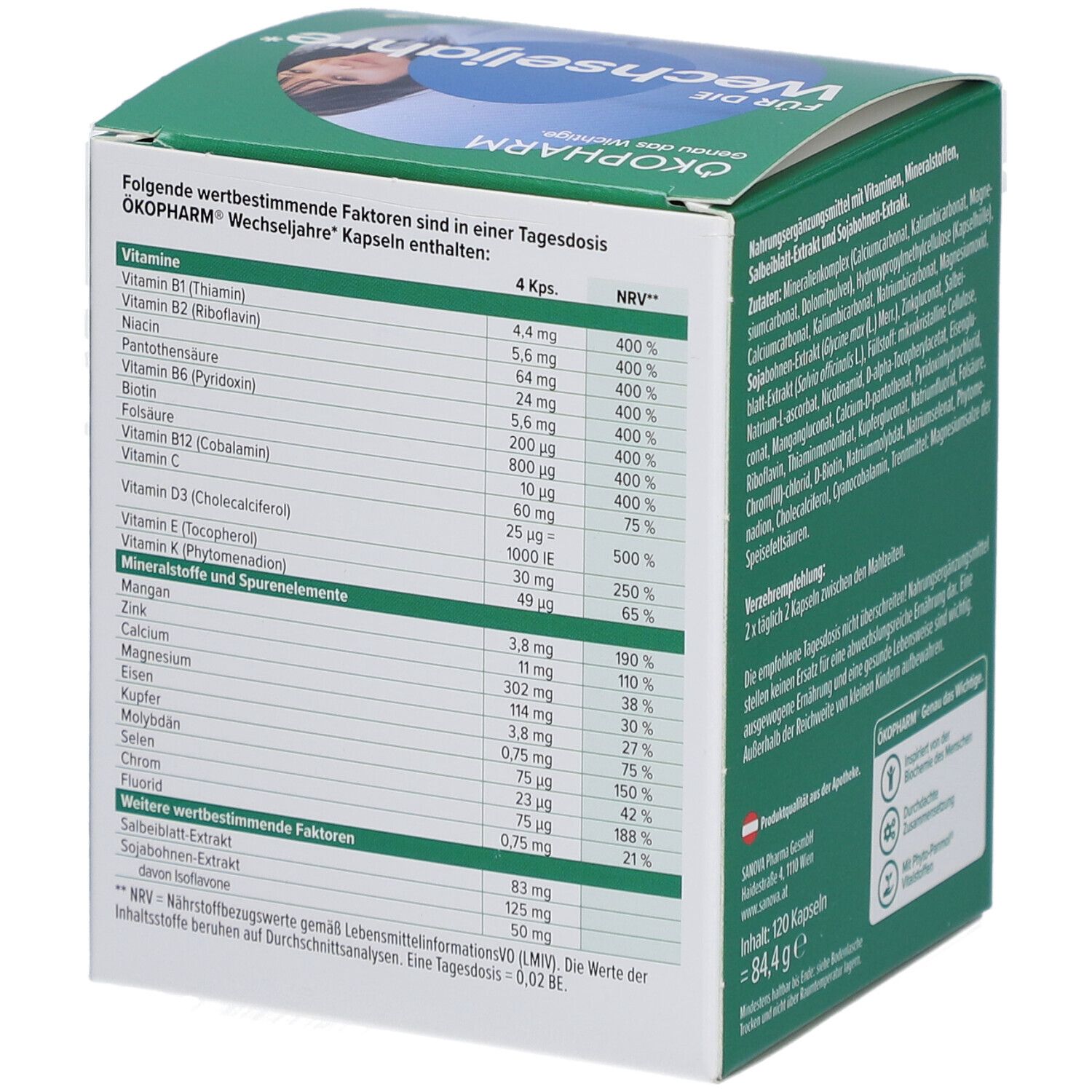 ÖKOPHARM44® Woman Vital Menox® 120 St - shop-apotheke.at