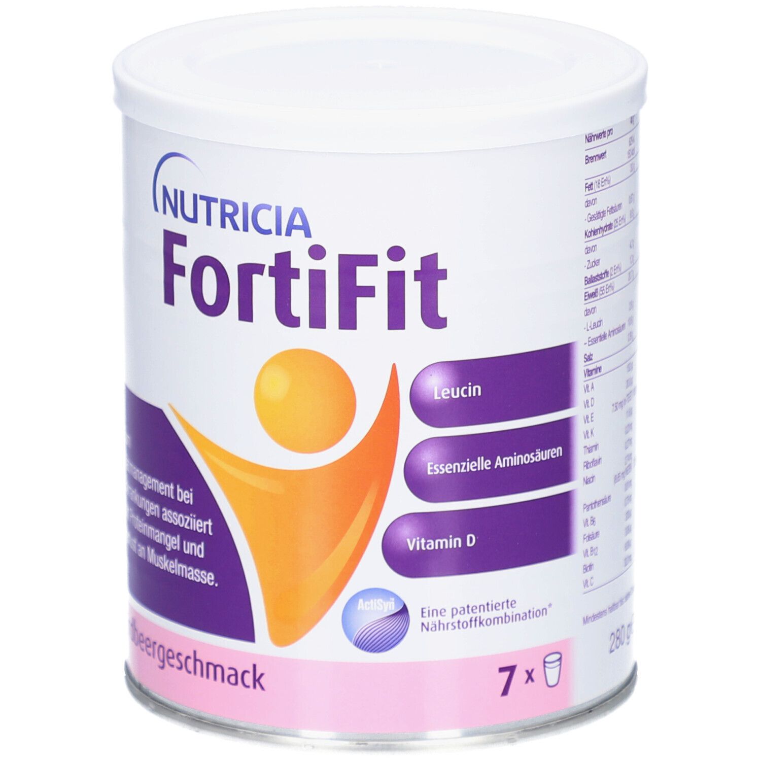 FortiFit Pulver Erdbeere 280 g - shop-apotheke.at