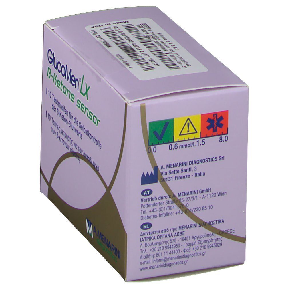 GlucoMen® LX ß-Ketone sensor 10 St - shop-apotheke.at