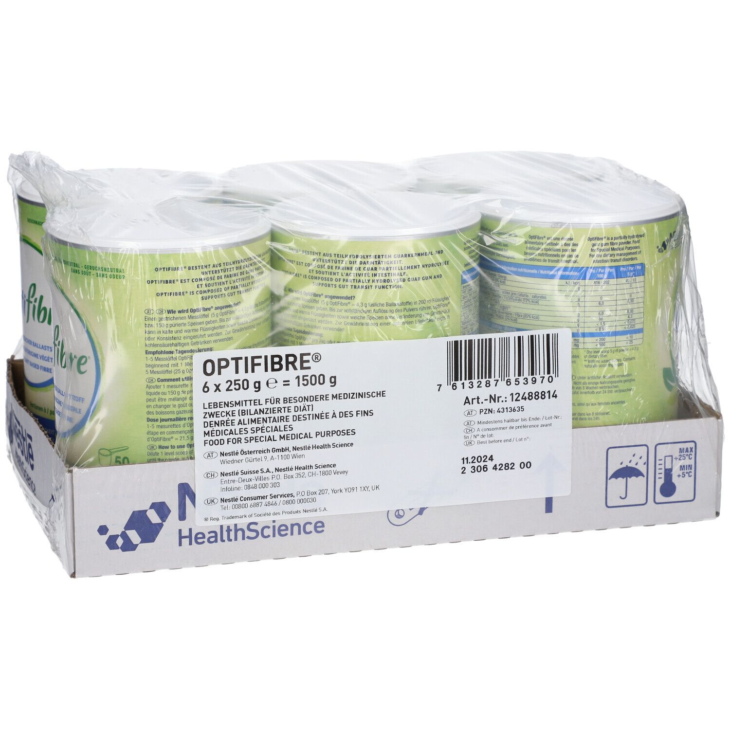 OptiFibre® 6x250 g - shop-apotheke.at