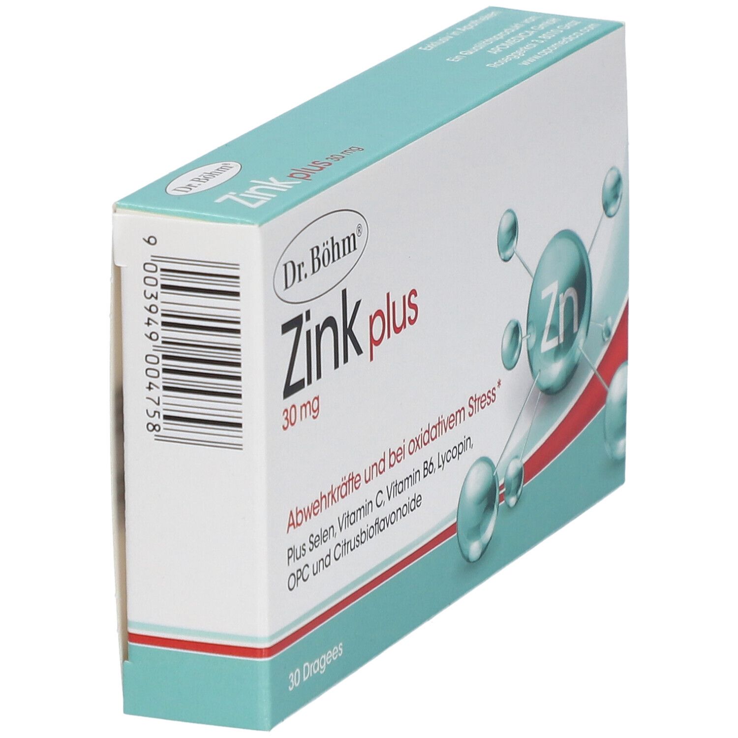 Dr. Böhm® Zink plus 30 mg 30 St - shop-apotheke.at
