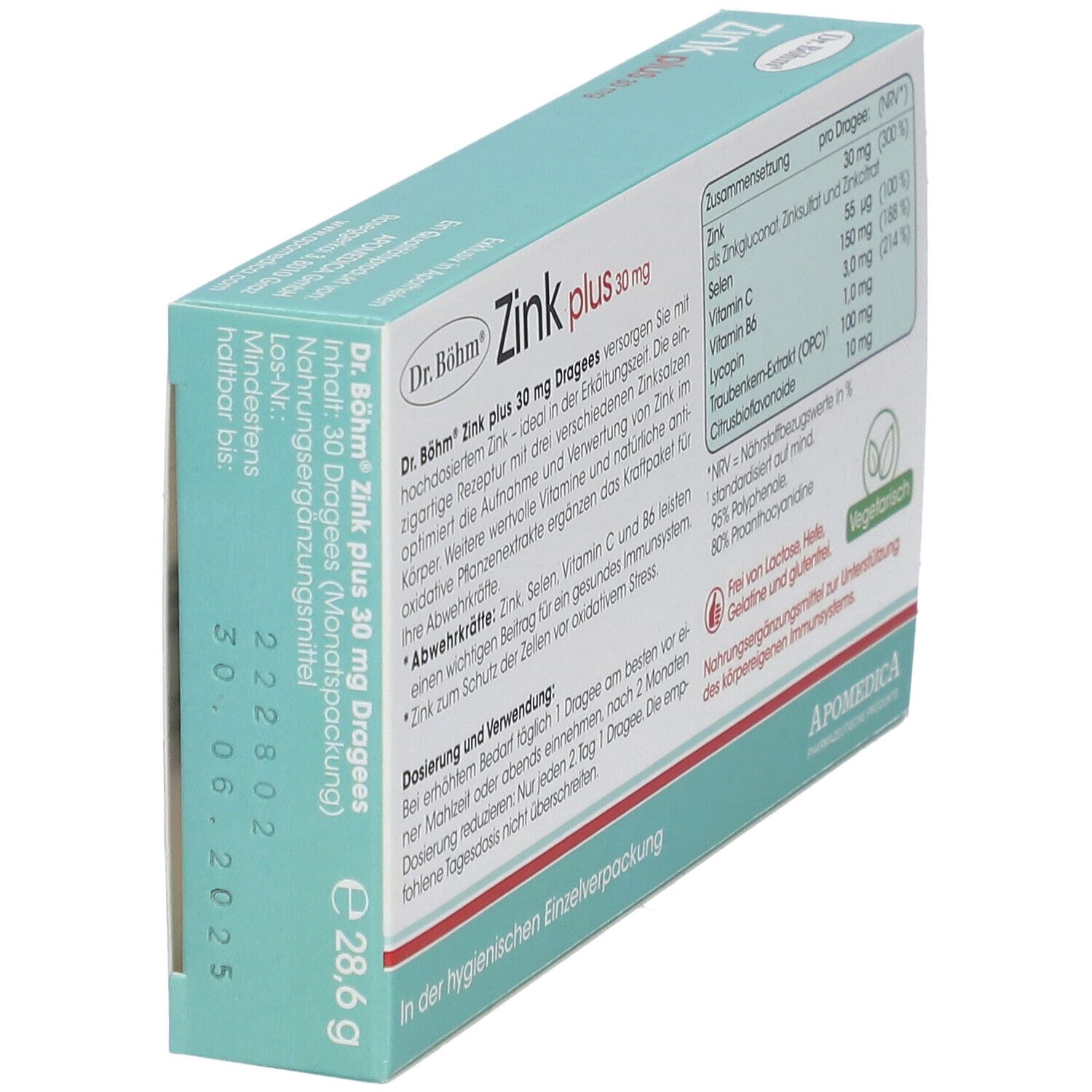 Dr. Böhm® Zink plus 30 mg 30 St - shop-apotheke.at