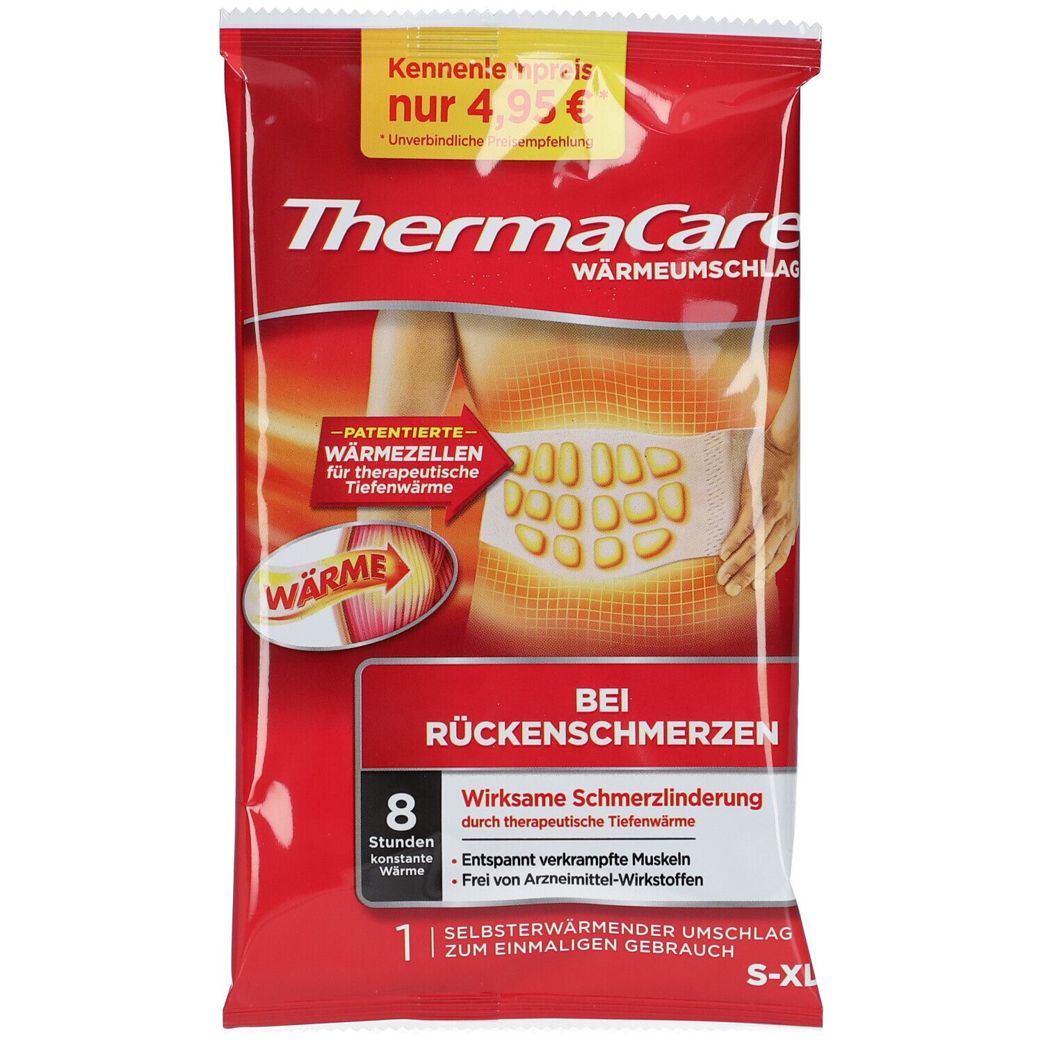 ThermaCare® Wärmeumschläge für den Rücken 1 St - shop-apotheke.at