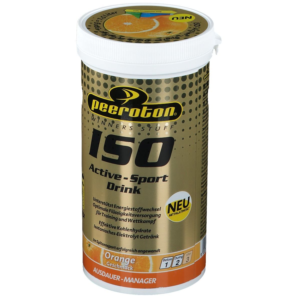 peeroton® ISO Active-Sport Drink Orange 300 g - shop-apotheke.at