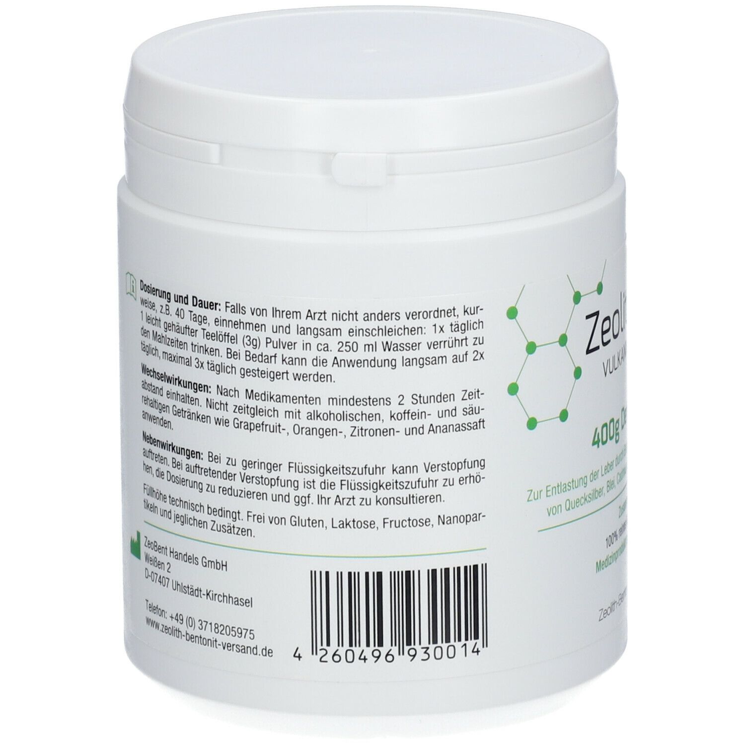 ZeolithMED® 400g Detox-Pulver 400 g - Shop Apotheke