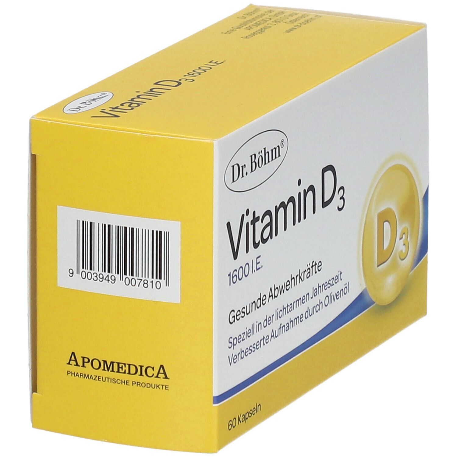 Dr. Böhm® Vitamin D3 1600 I.E. 60 St - shop-apotheke.at