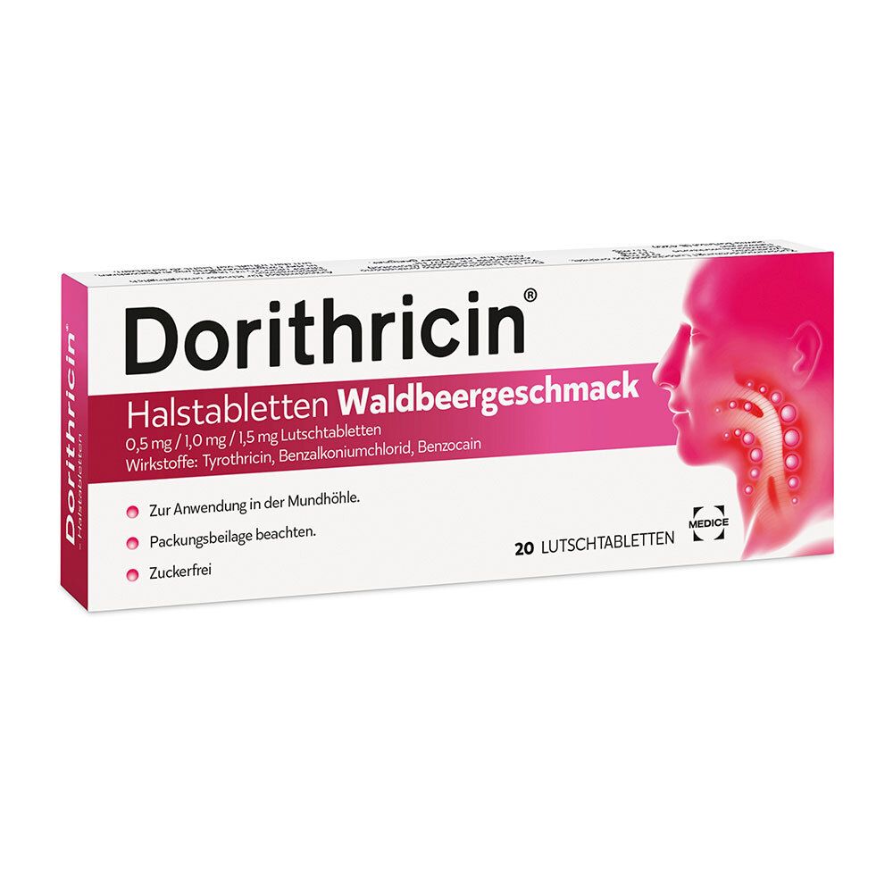 Dorithricin® Halstabletten Waldbeere 20 St - shop-apotheke.at
