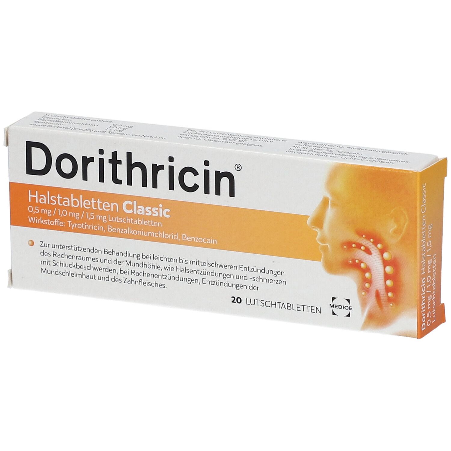 Dorithricin® Halstabletten Classic 20 St - shop-apotheke.at