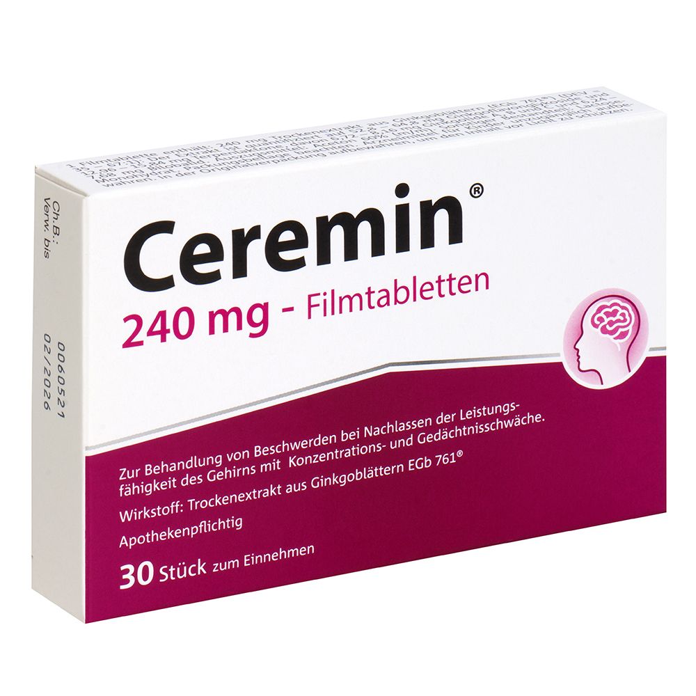 Ceremin® 240 mg 30 St - Shop Apotheke