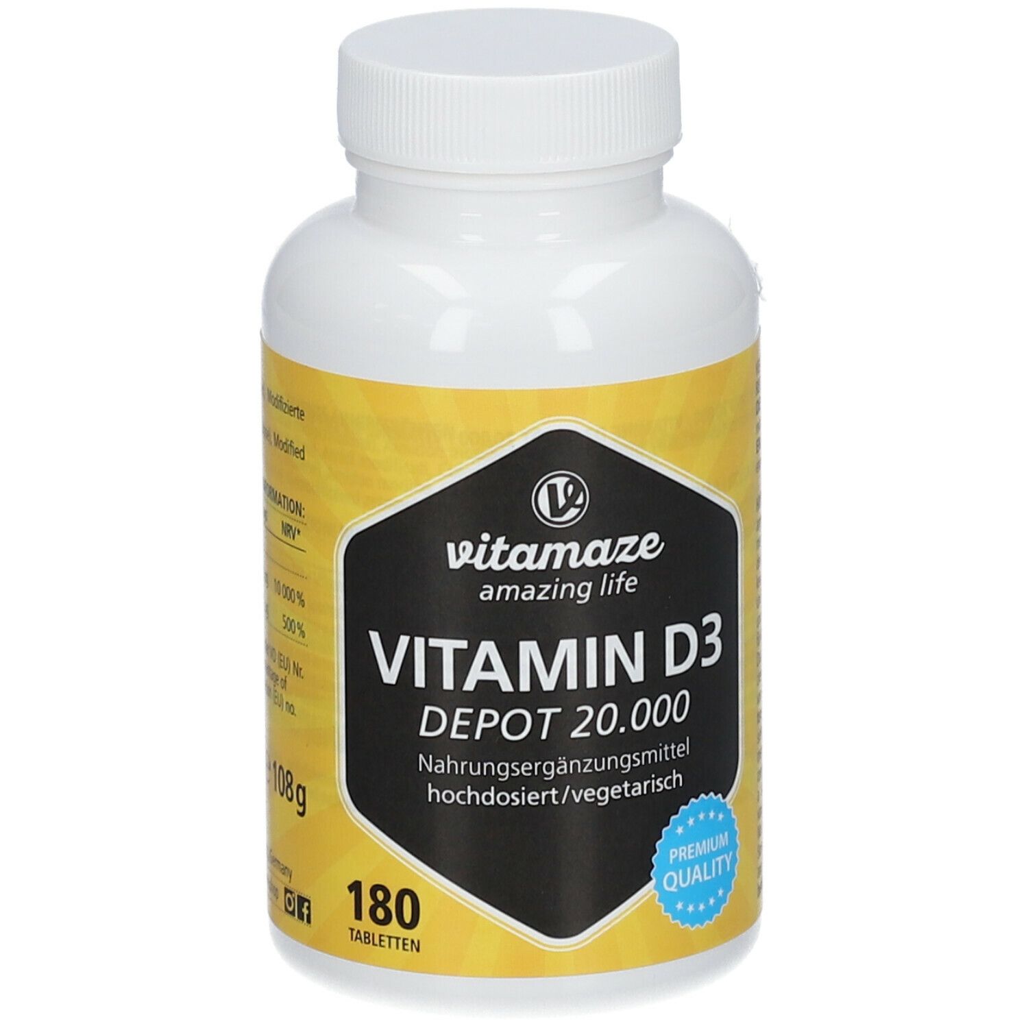 Vitamin D3 20 000 I E Depot Hochdosiert 180 St Shop Apotheke At