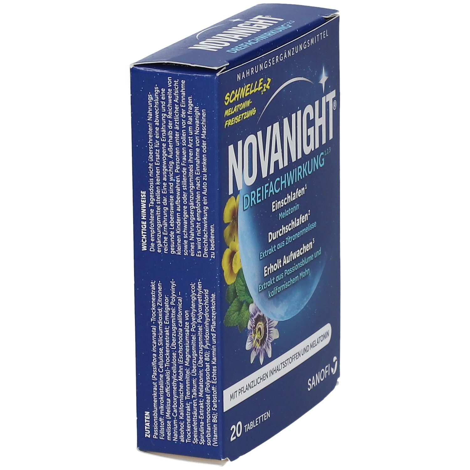 Novanight® Dreifachwirkung mit Melatonin 20 St - shop-apotheke.at