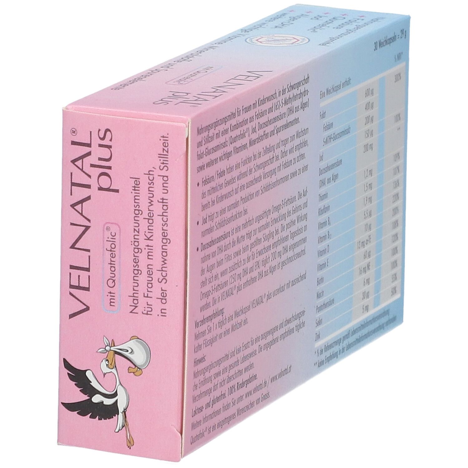 VELNATAL® plus mit Quatrefolic® 30 St - shop-apotheke.at