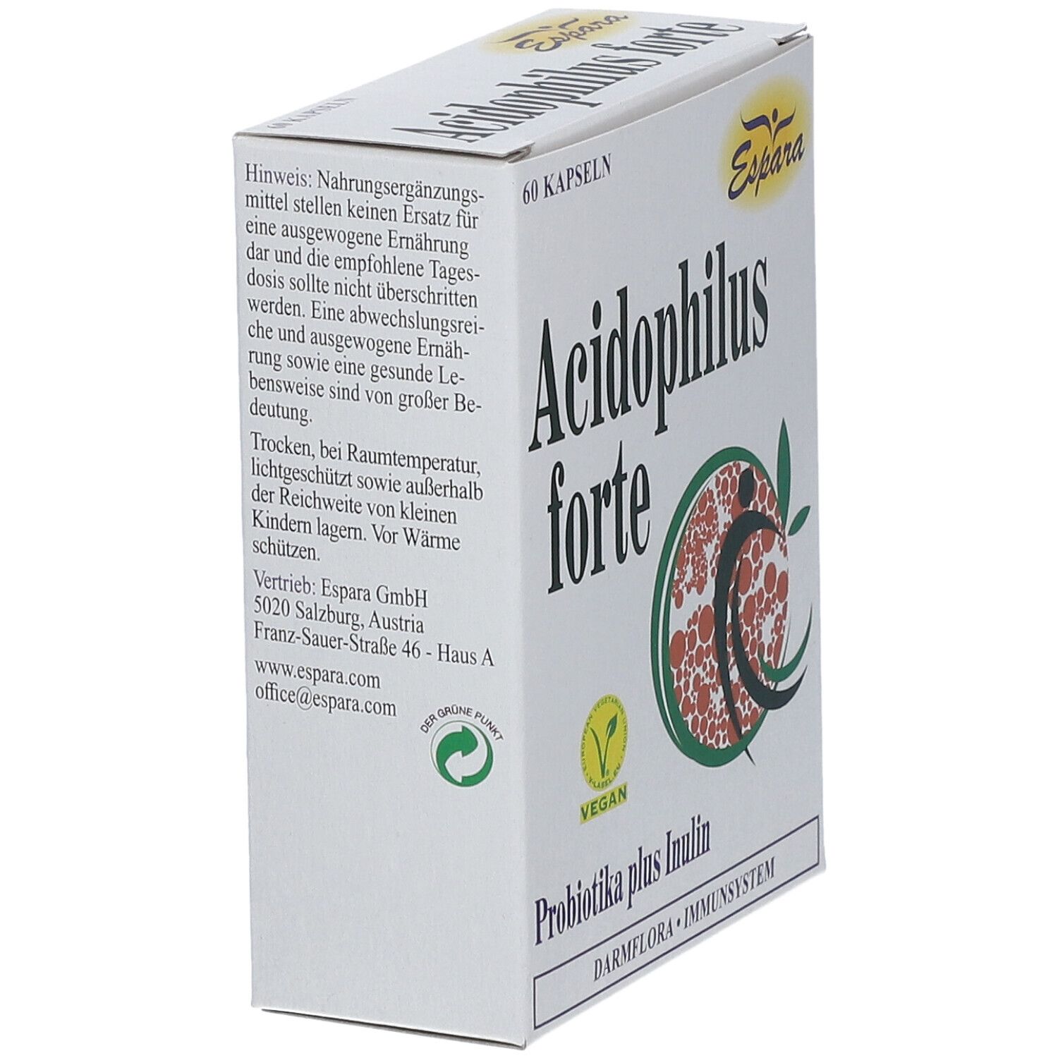Espara Acidophilus forte Kapseln 60 St - Shop Apotheke