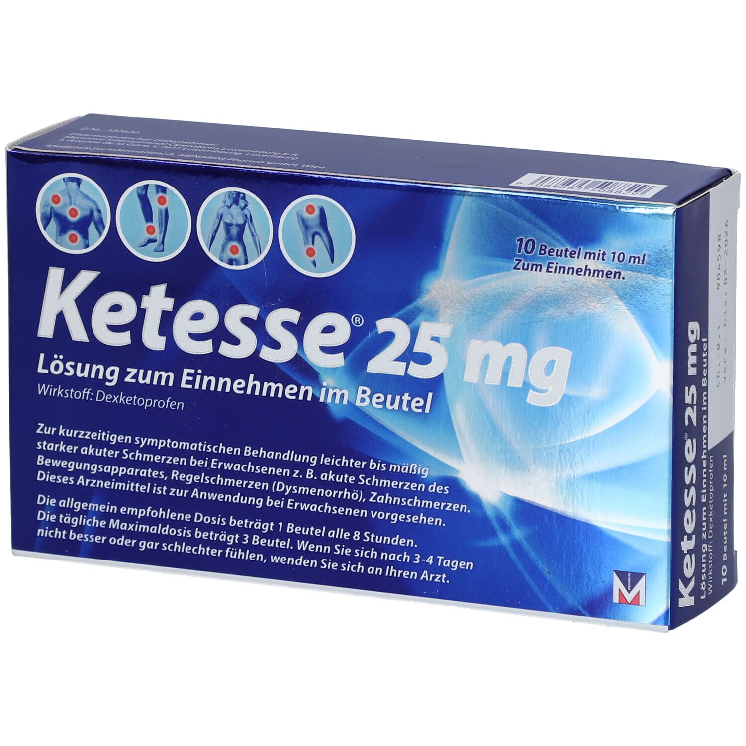 Ketesse 25 mg Lösung zum Einnehmen im Beutel 10 St - Shop Apotheke