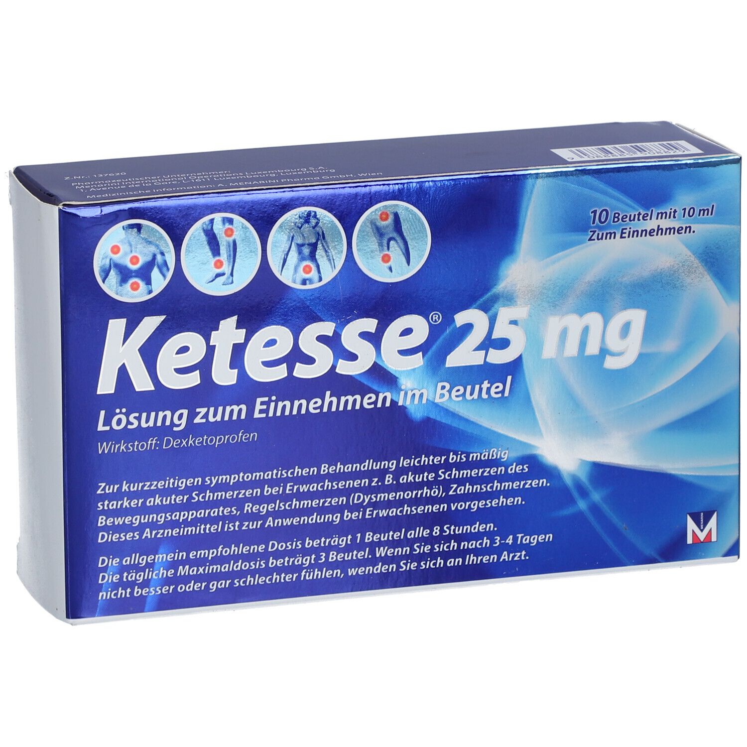 Ketesse 25 mg Lösung zum Einnehmen im Beutel 10 St - Shop Apotheke