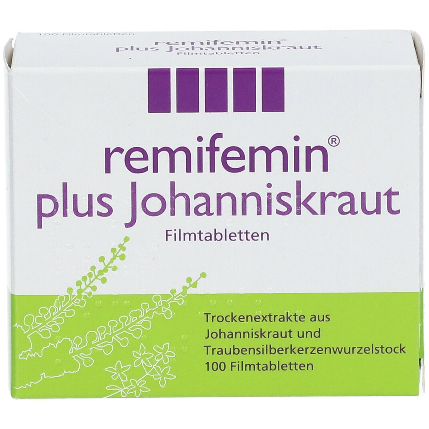 Remifemin® plus Johanniskraut Filmtabletten 100 St - Shop Apotheke