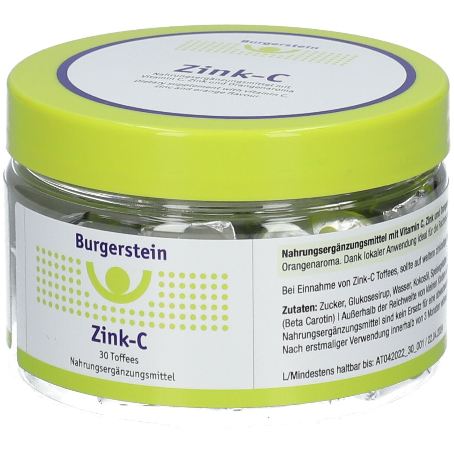 Burgerstein Zink-C 30 St - Shop Apotheke