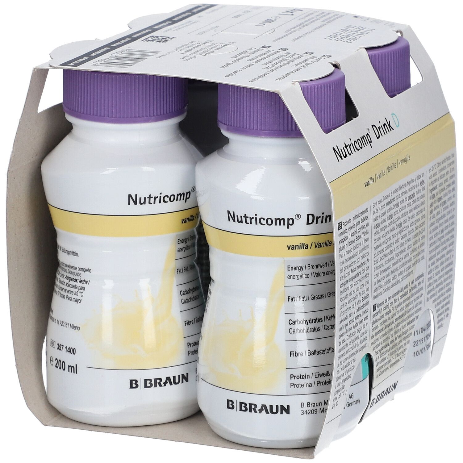 Nutricomp® Drink D Vanille 4 St - shop-apotheke.at